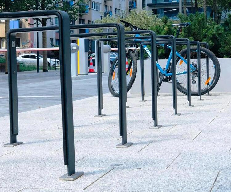 Metal bike racks with rubber | Monarda-Group.com | Monarda Baltic Group ...
