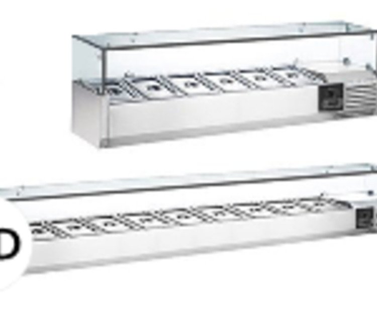 Refrigerated display cases for ingredients with LED lighting | Monarda ...